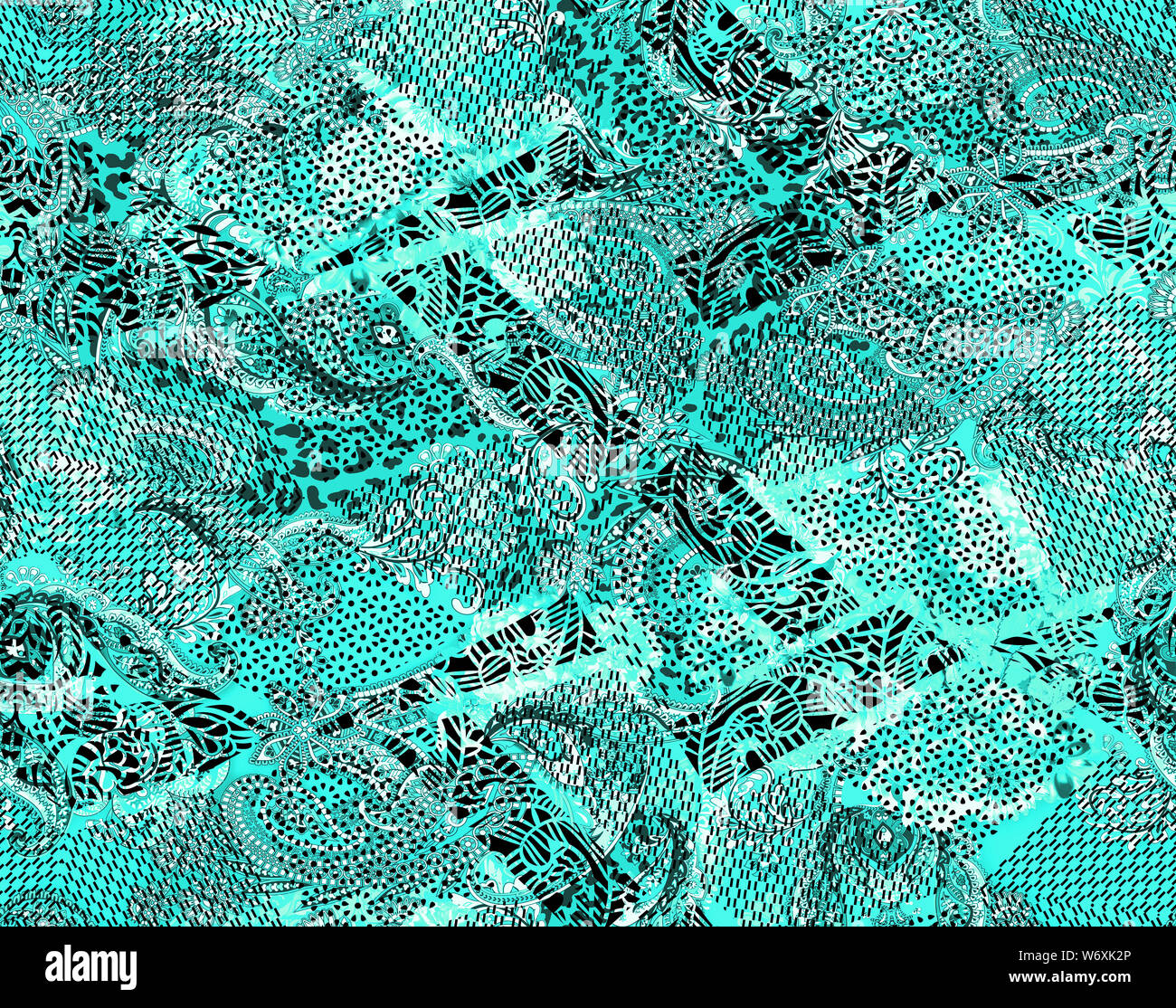 Texture in the modern style of the geometric shapes. Trendy collage ...