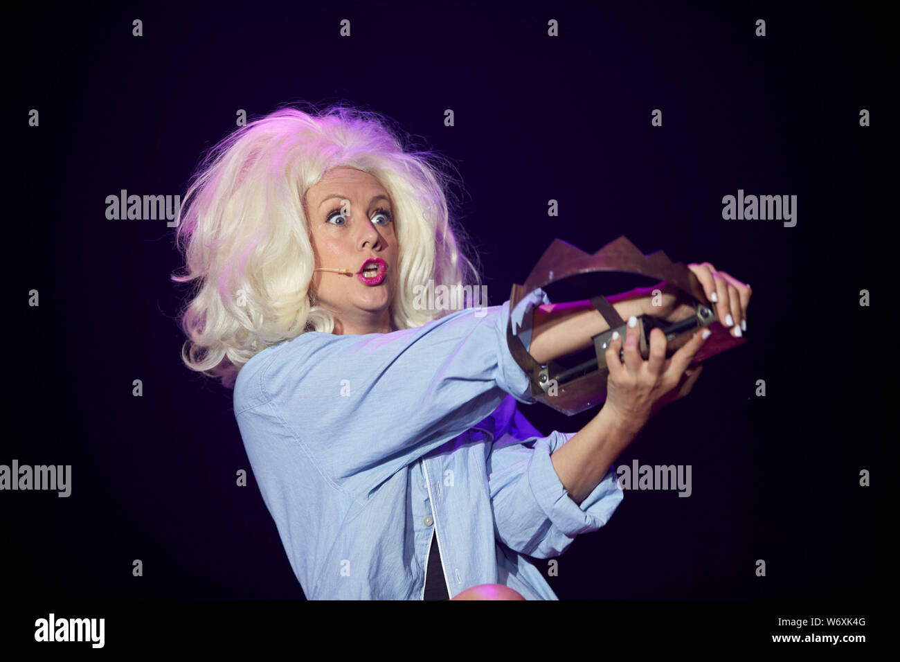 Edinburgh, Scotland. UK. 3rd August 2019. Press call The Pleasance ...