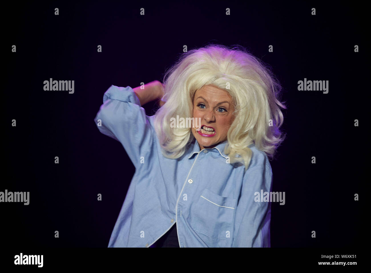 Edinburgh, Scotland. UK. 3rd August 2019. Press call The Pleasance ...