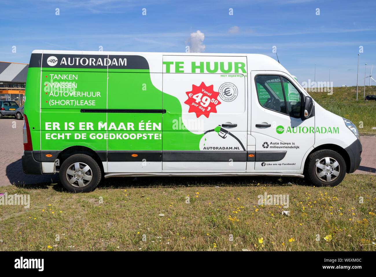 Opel Movano van of Autoradam car rental Stock Photo - Alamy