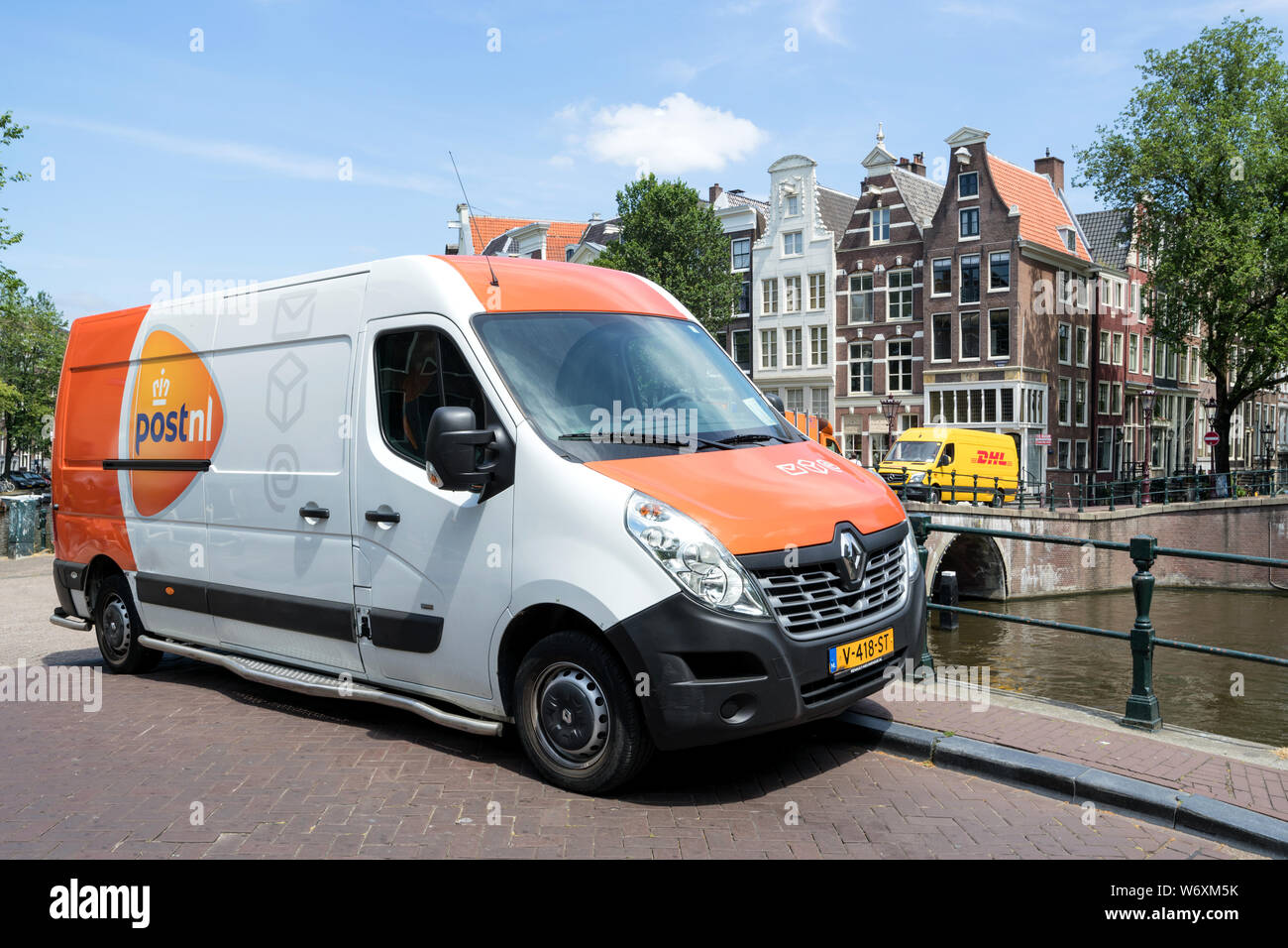 PostNL delivery van. PostNL is a mail, parcel and e-commerce ...