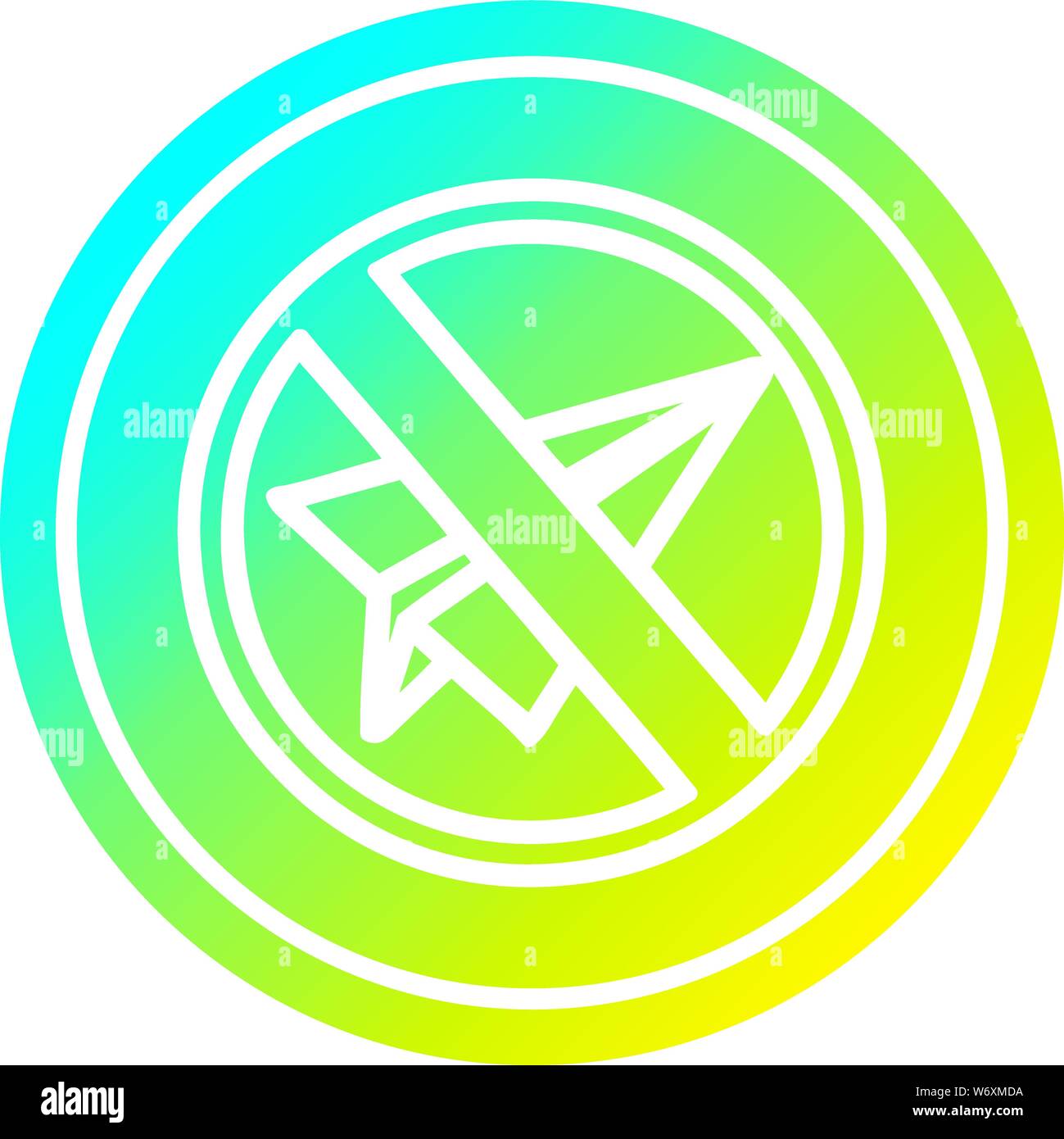 Circular image plane Stock Vector Images - Alamy