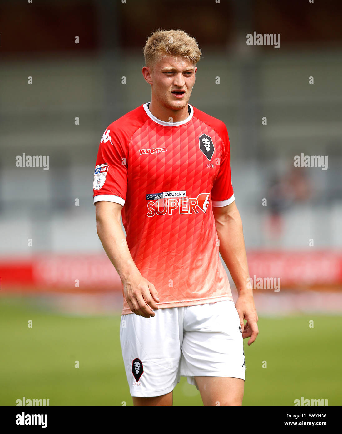 Salford City's Luke Armstrong after the final whistle during the Sky ...