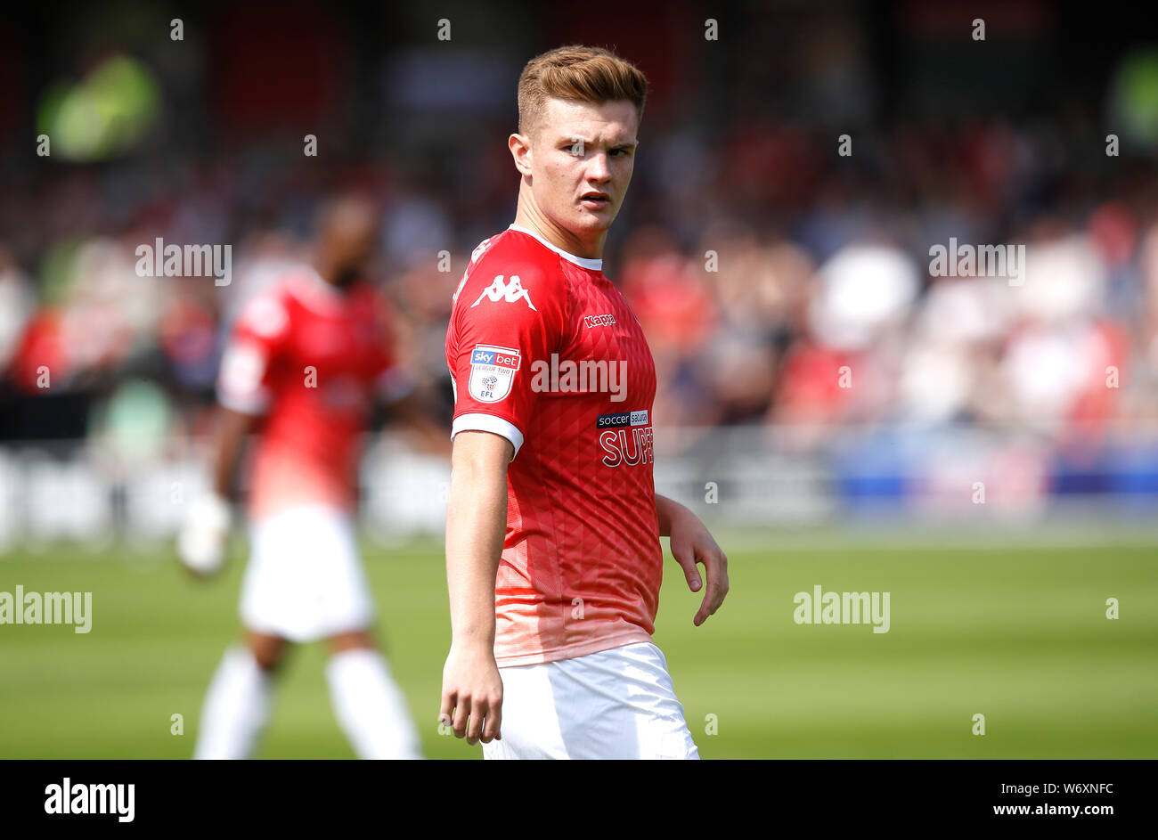 Salford City's Mark Shelton during the Sky Bet League Two match at the ...