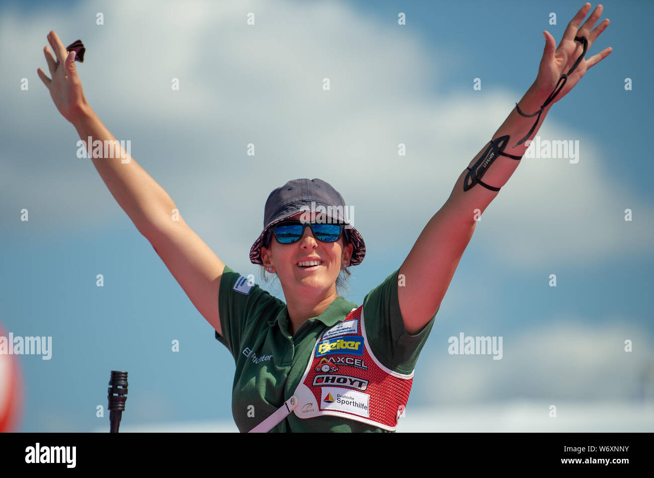 Berlin, Germany. 03rd Aug, 2019. Archery: German championship, Olympic ...