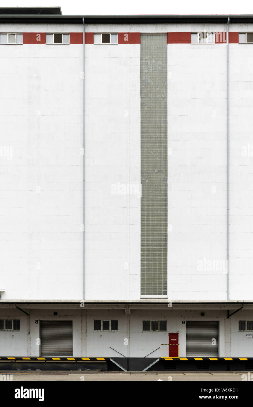 wall of an industrial building Stock Photo - Alamy