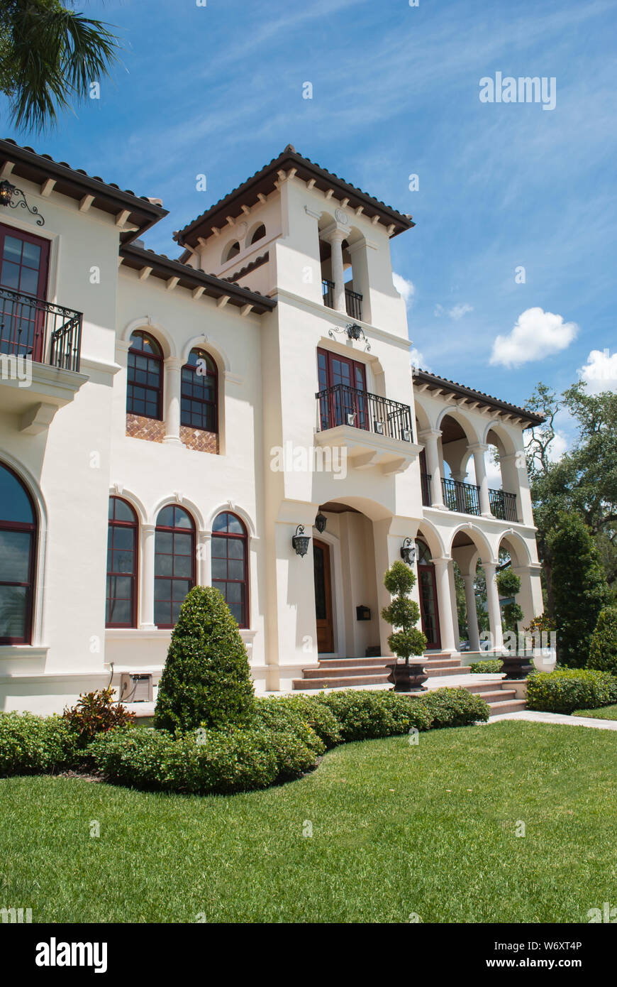 Rich home. Southern style of living Stock Photo - Alamy