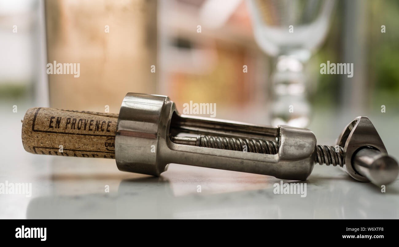Continuous turning corkscrew hi-res stock photography and images - Alamy