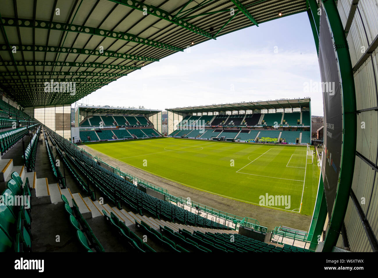 3rd Aug 2019, Easter Road Stadium, Leith, Edinburgh, Scotland; Scottish Premiership football ...