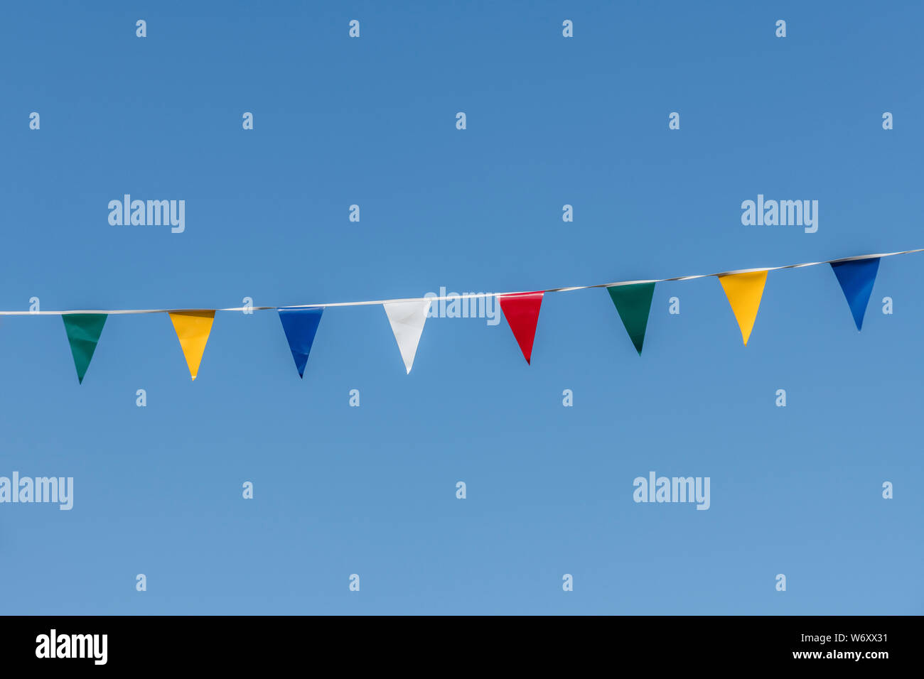Plastic bunting hi-res stock photography and images - Alamy