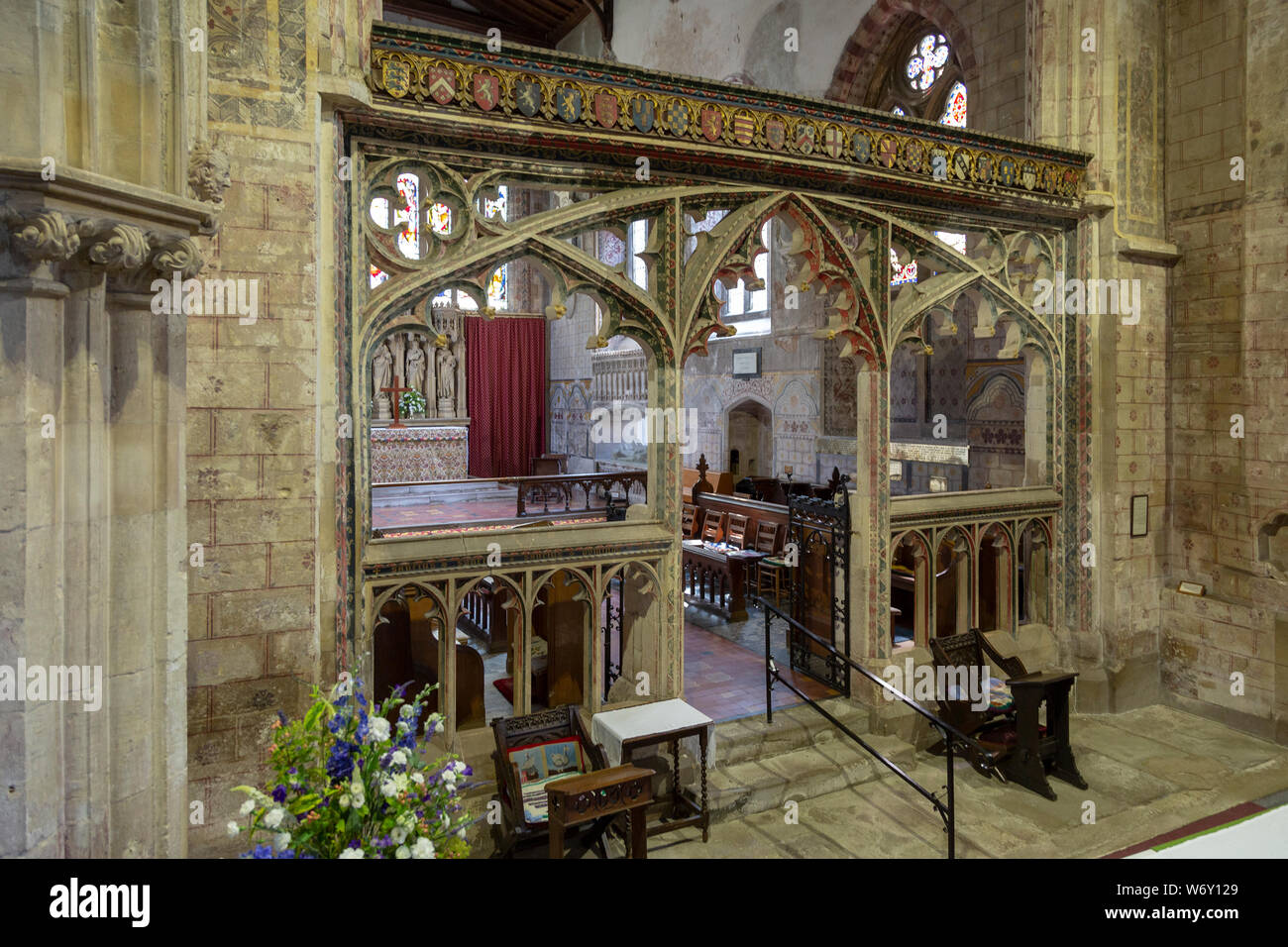Church of Saint Mary, Berkeley, Gloucestershire, 15th century ornate ...