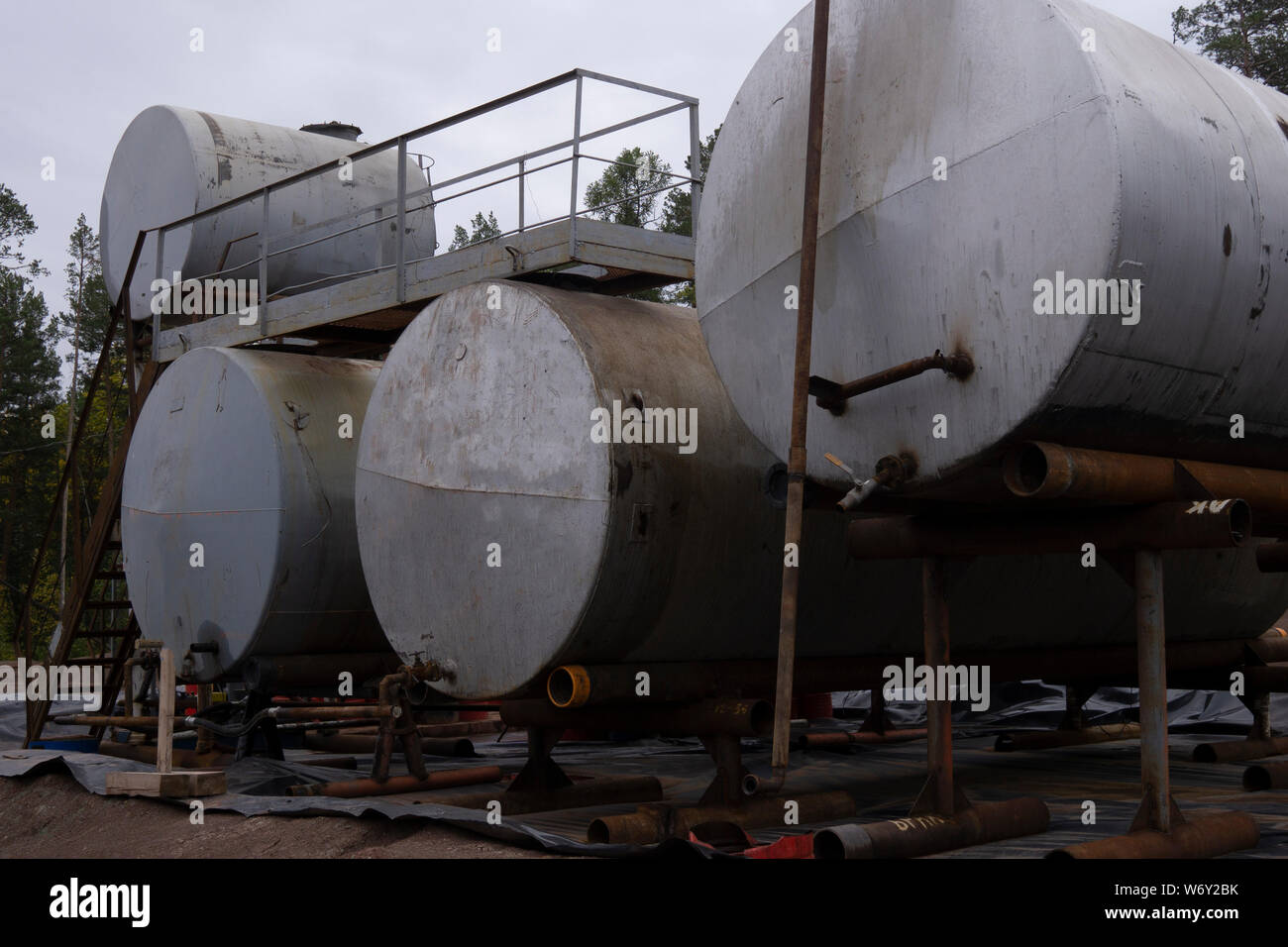 Refinery Water Tanks