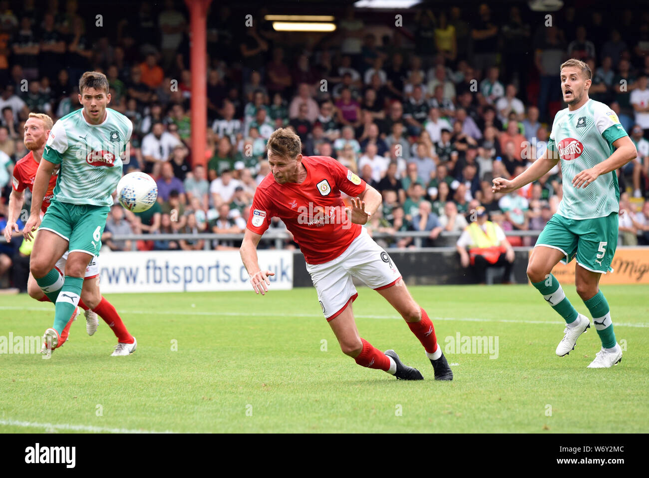 Football stadium player diving header hi-res stock photography and ...