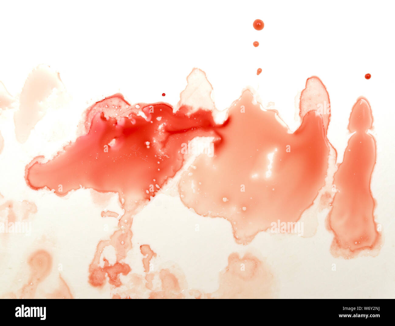 Blood isolated on white background Stock Photo - Alamy