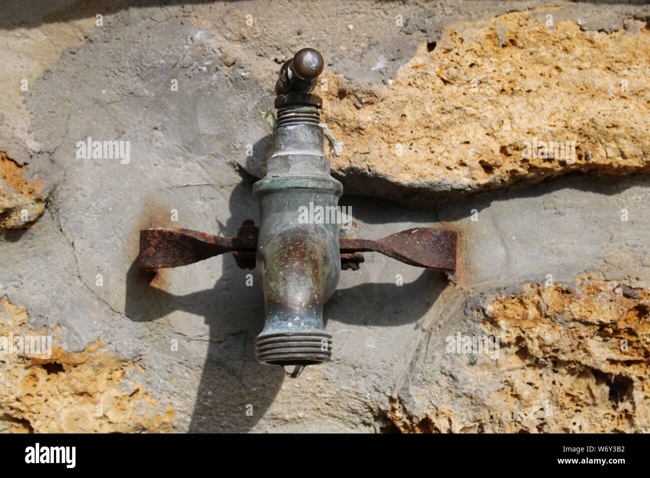 a dripping tap in the drought Stock Photo - Alamy