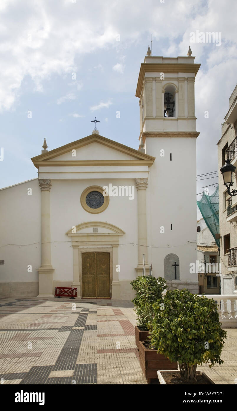 Benidorm old town church hi-res stock photography and images - Alamy