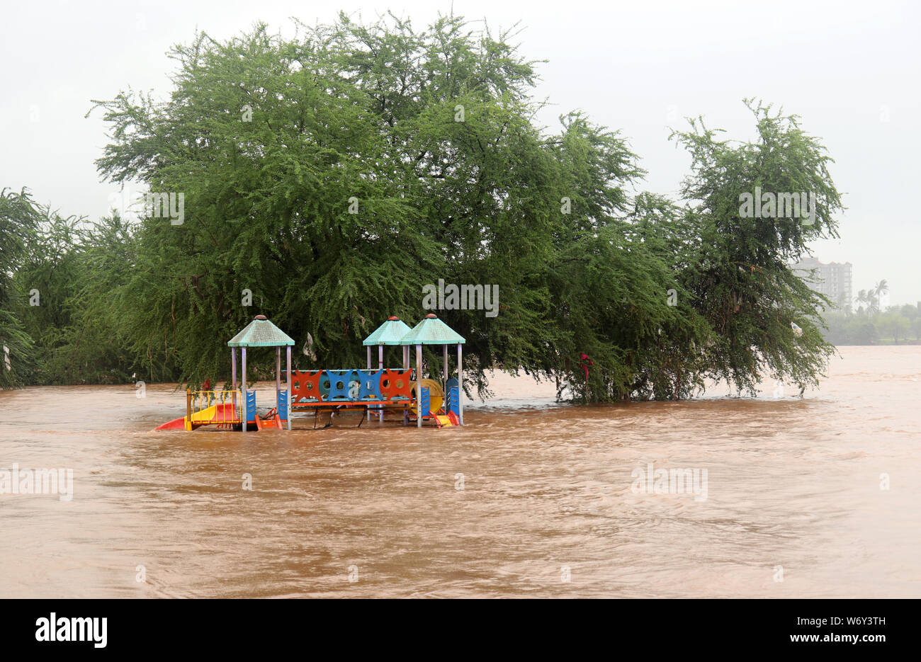 Badlapur River water overflow Stock Photo - Alamy