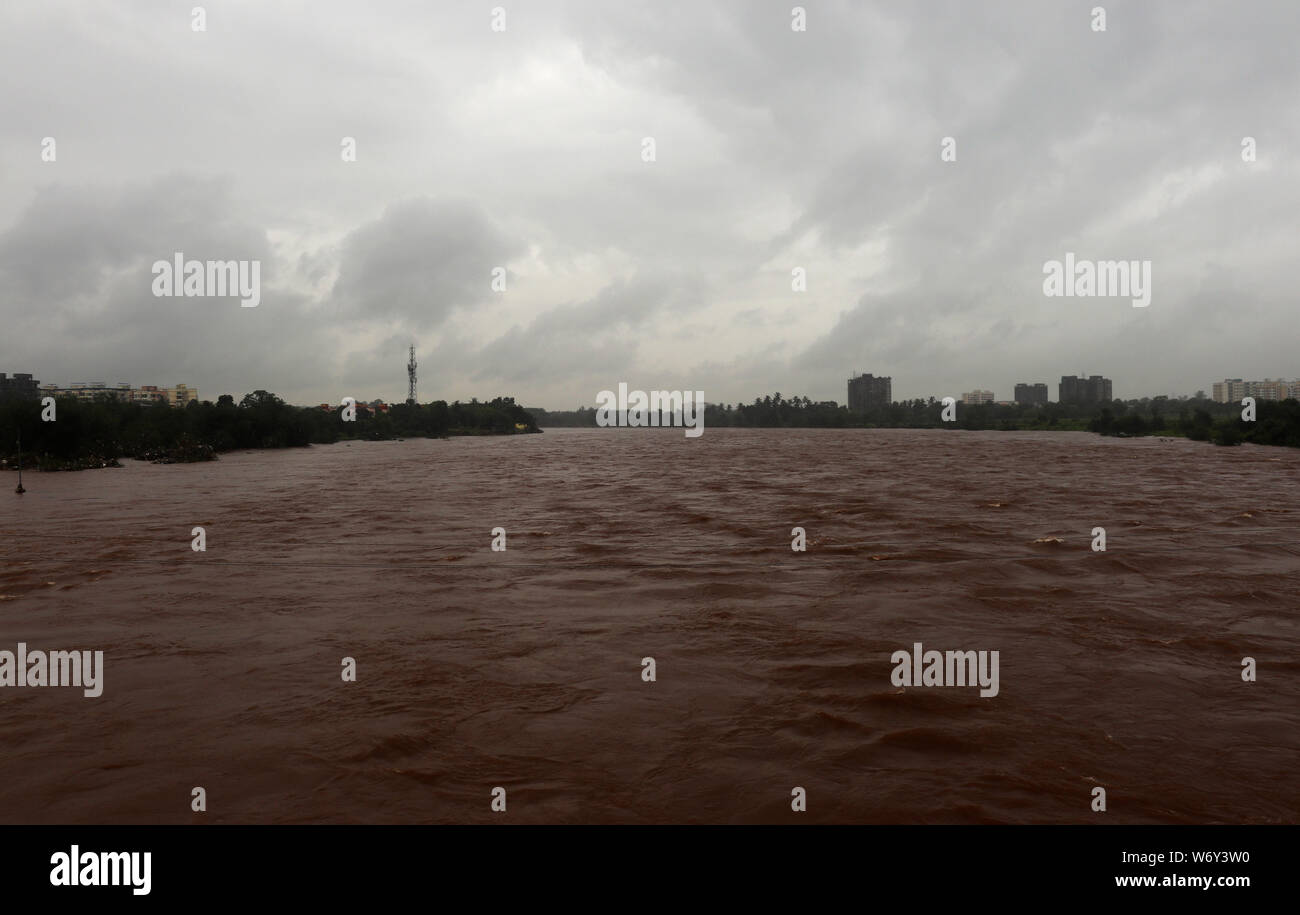 Badlapur River water overflow Stock Photo - Alamy