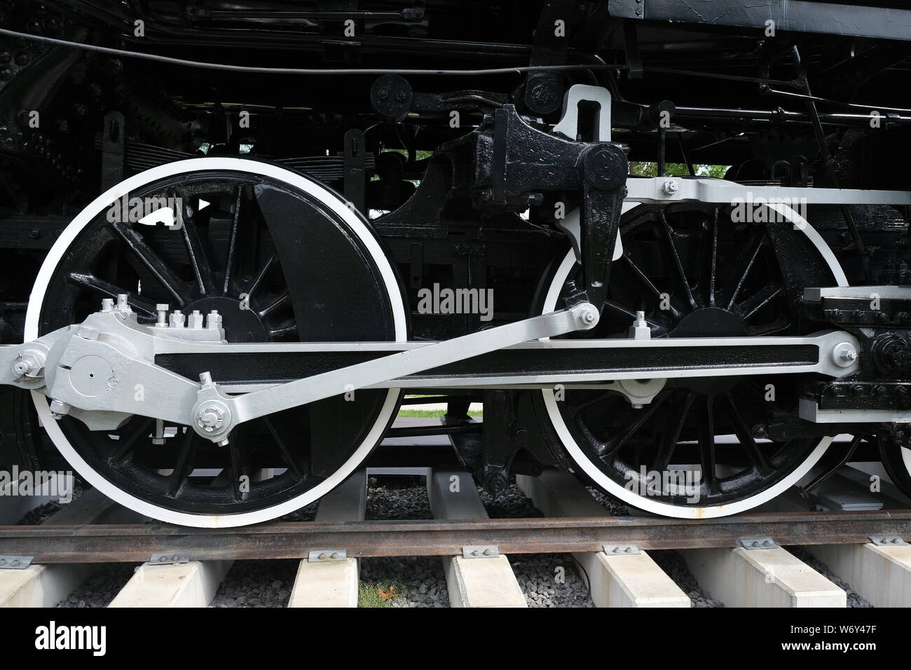 Steam engine wheels hi-res stock photography and images - Alamy