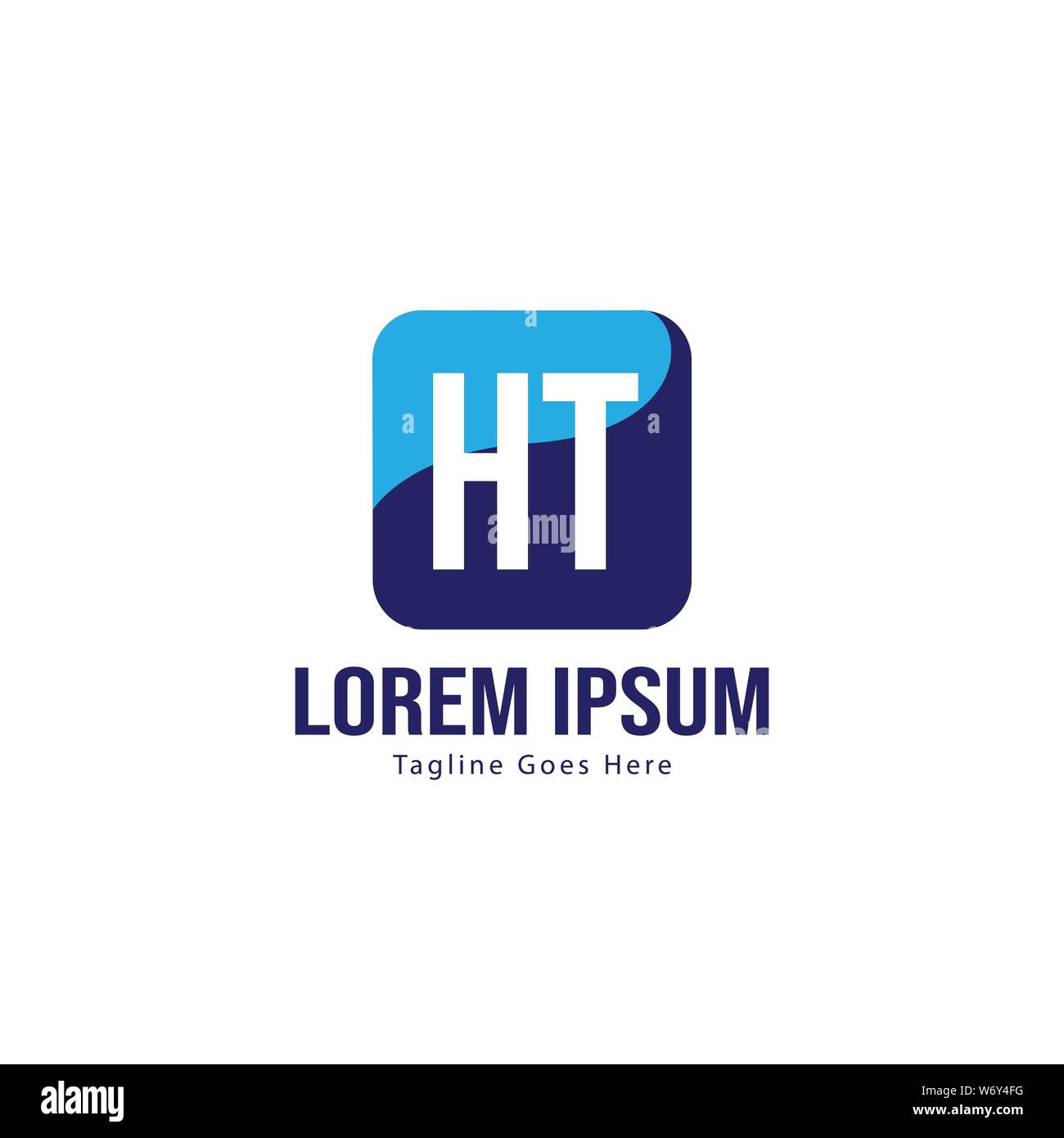 Letter ht logo hi-res stock photography and images - Alamy