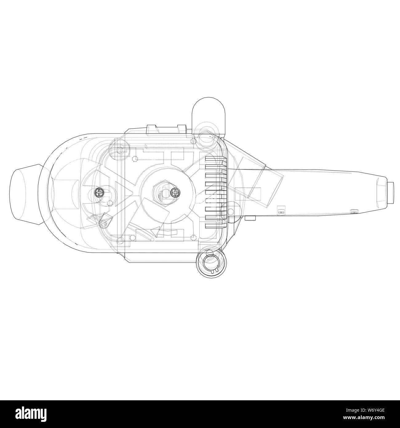 Outline milling machine. Vector Stock Vector Image & Art - Alamy