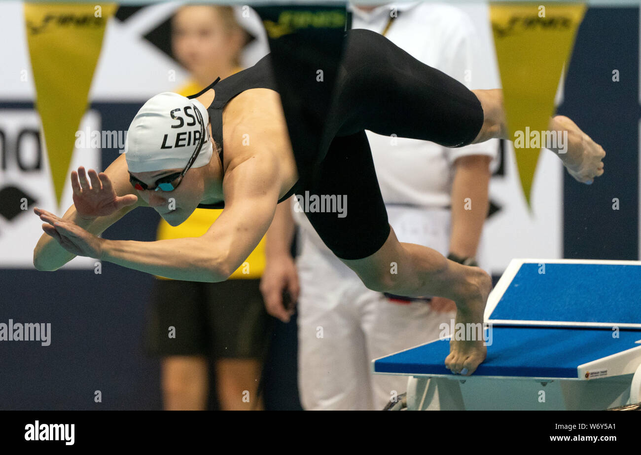 Berlin, Germany. 03rd Aug, 2019. Swimming: German Championship: 200m ...