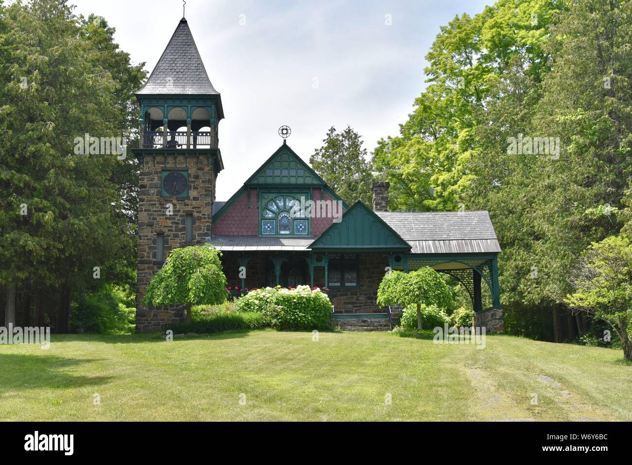 A view of Lake George, New York in the Adirondack Park, Upstate, New ...
