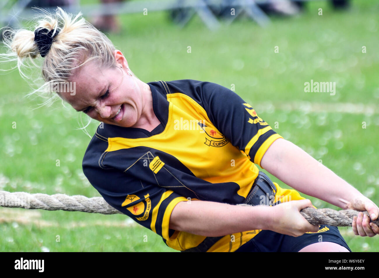 Tug of war,rope pulling,a sport that pits two teams against each other ...