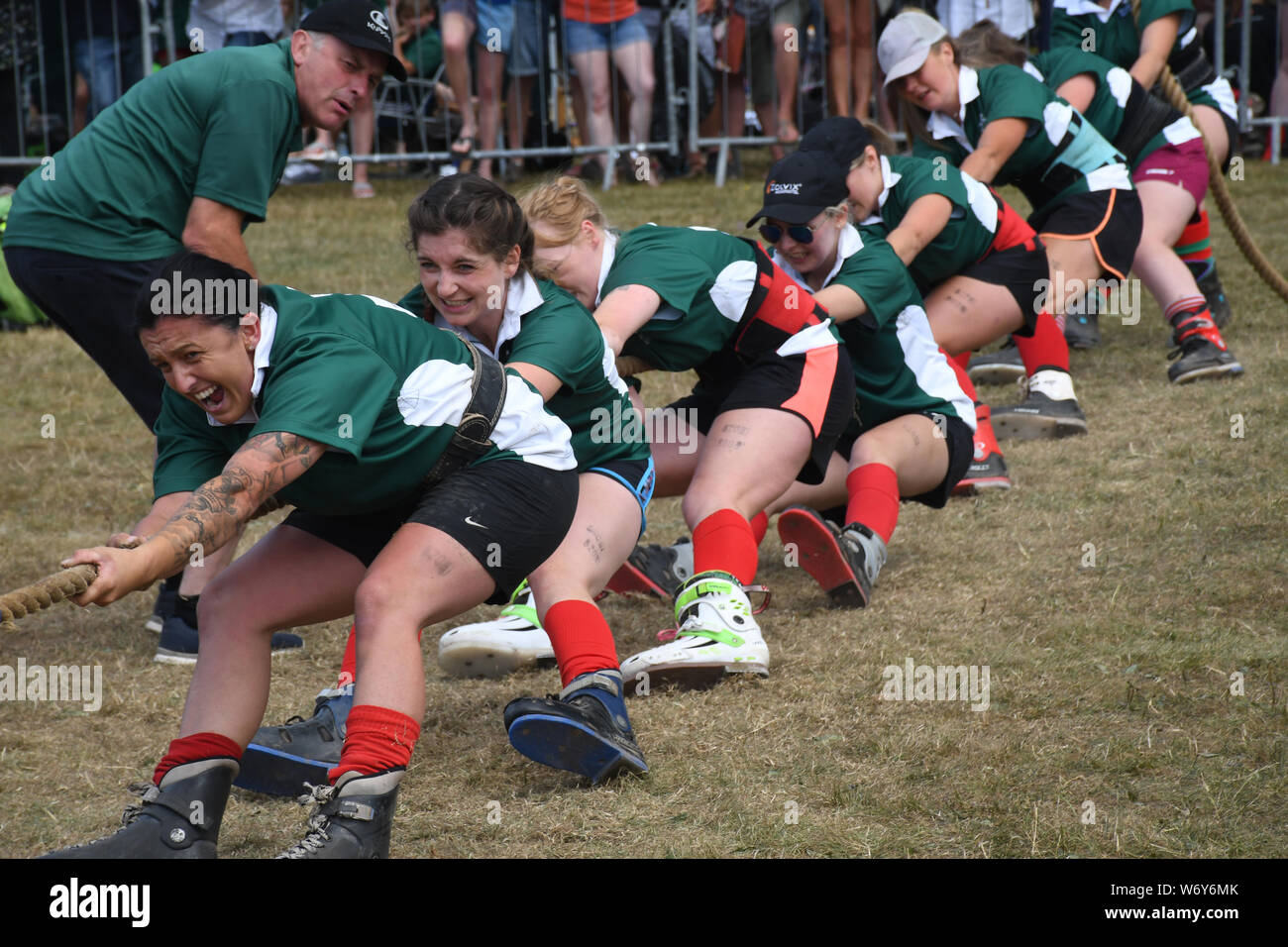Tug of war,rope pulling,a sport that pits two teams against each other ...