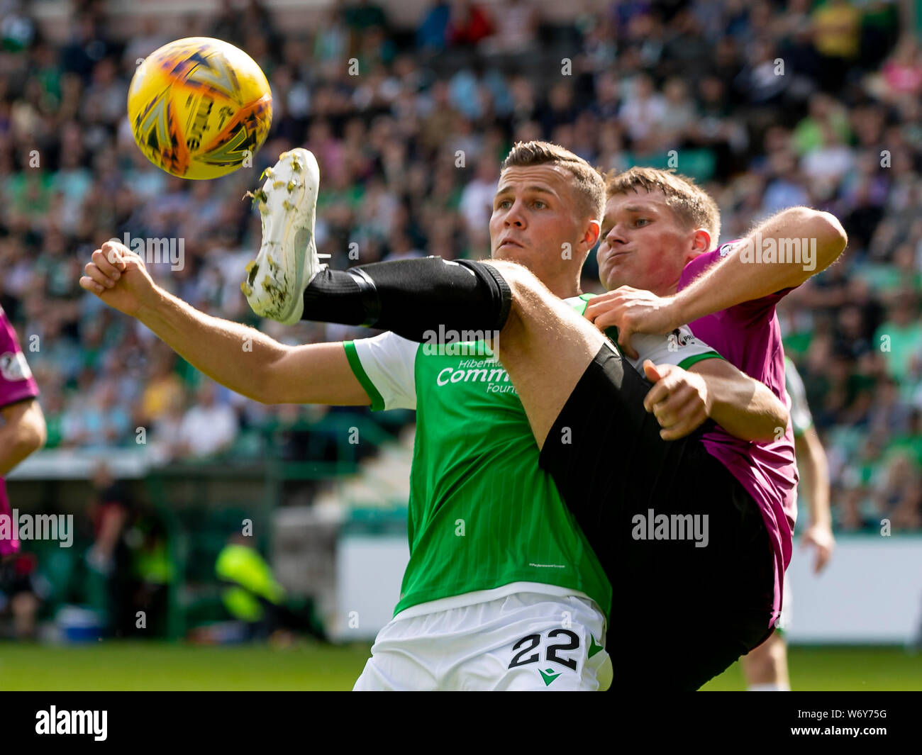 3rd Aug 2019, Easter Road Stadium, Leith, Edinburgh, Scotland; Scottish ...