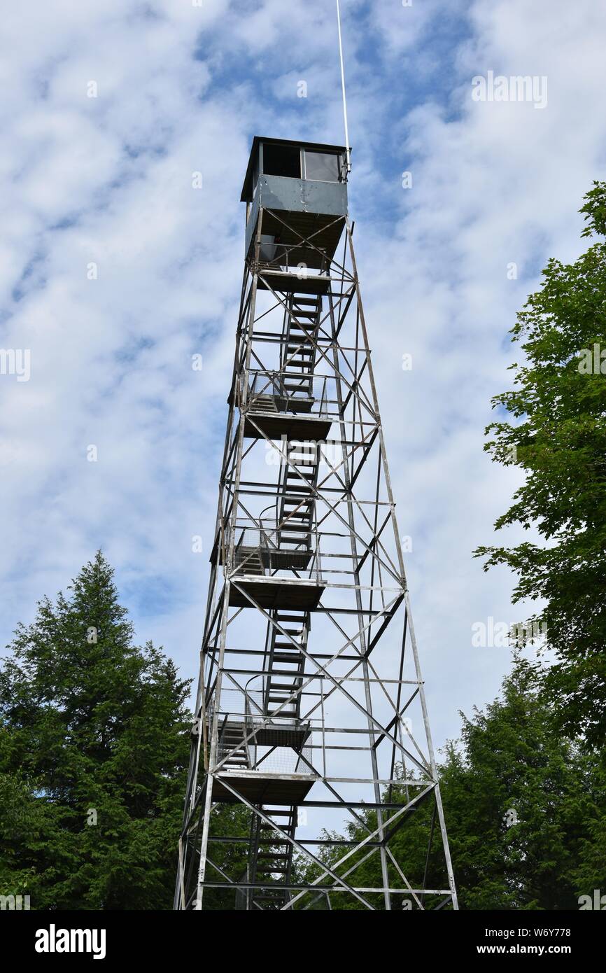 Spruce mountain fire tower hi-res stock photography and images - Alamy