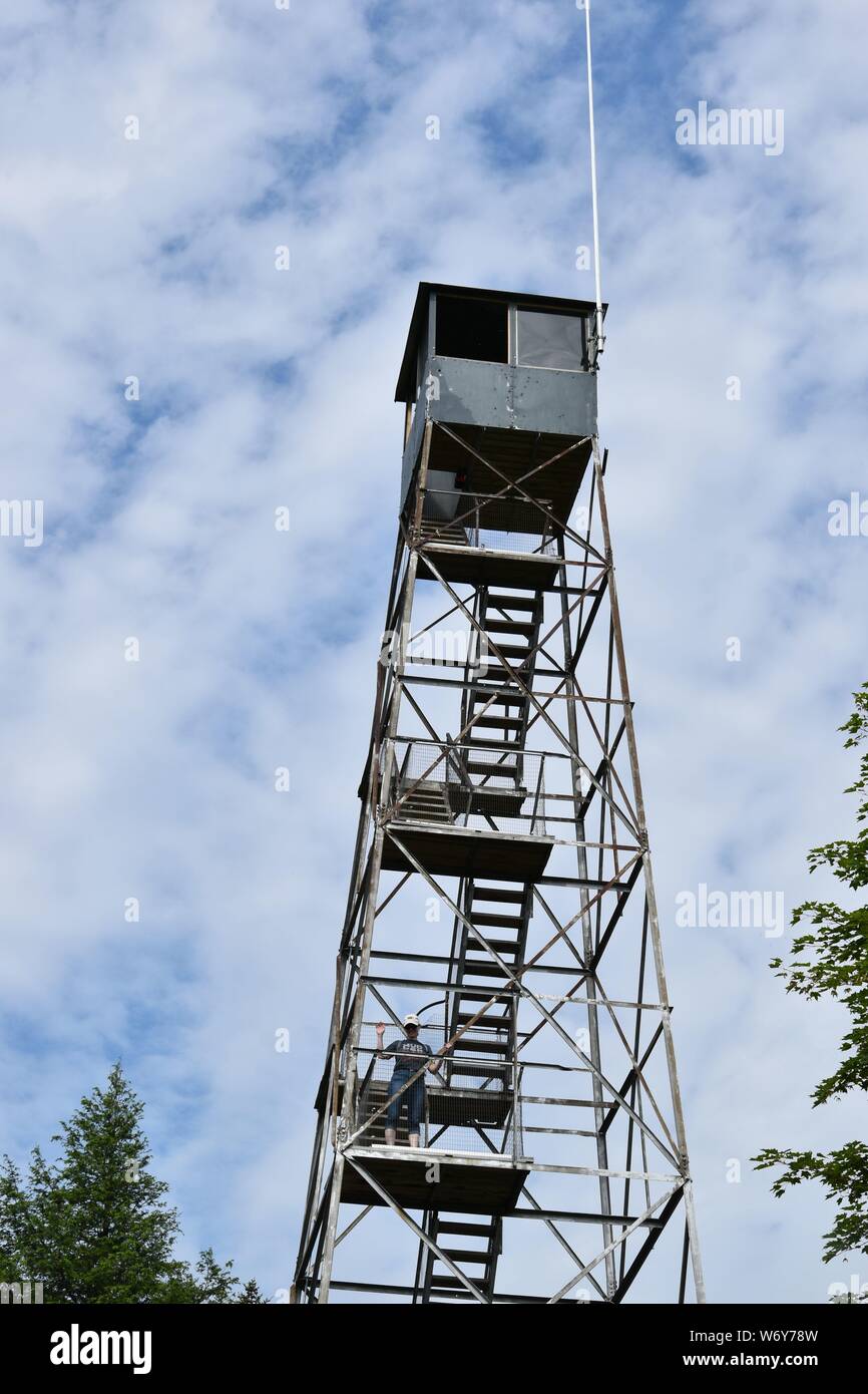 Spruce mountain fire tower hi-res stock photography and images - Alamy