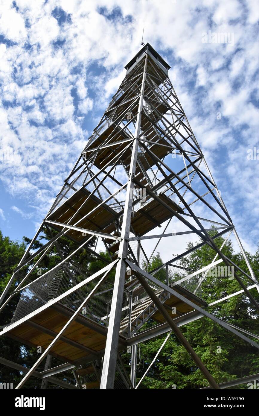 Spruce mountain fire tower hi-res stock photography and images - Alamy