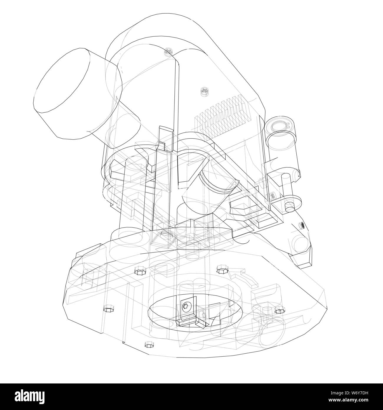 Outline milling machine. Vector Stock Vector Image & Art - Alamy