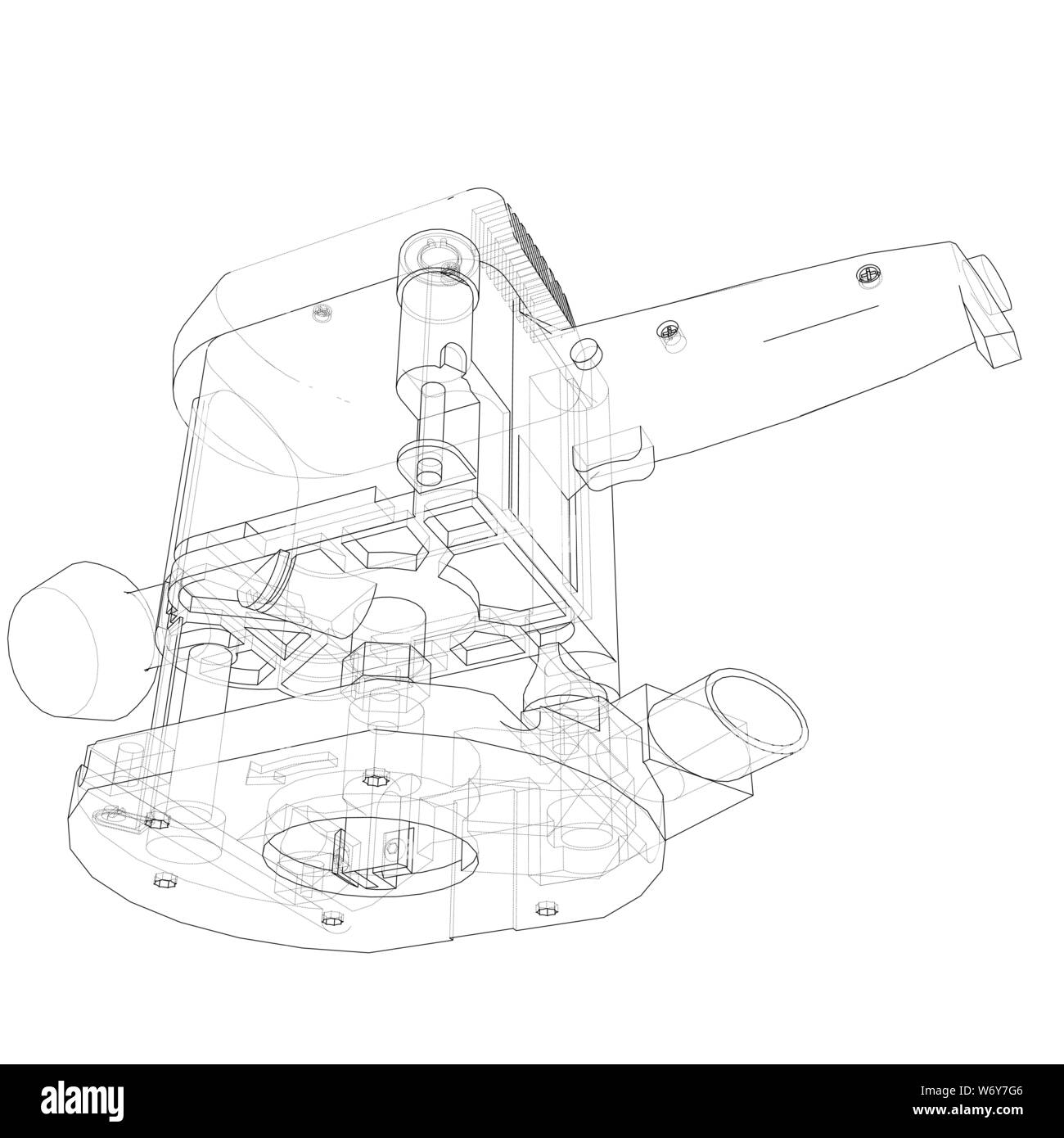 Outline milling machine. Vector Stock Vector Image & Art - Alamy