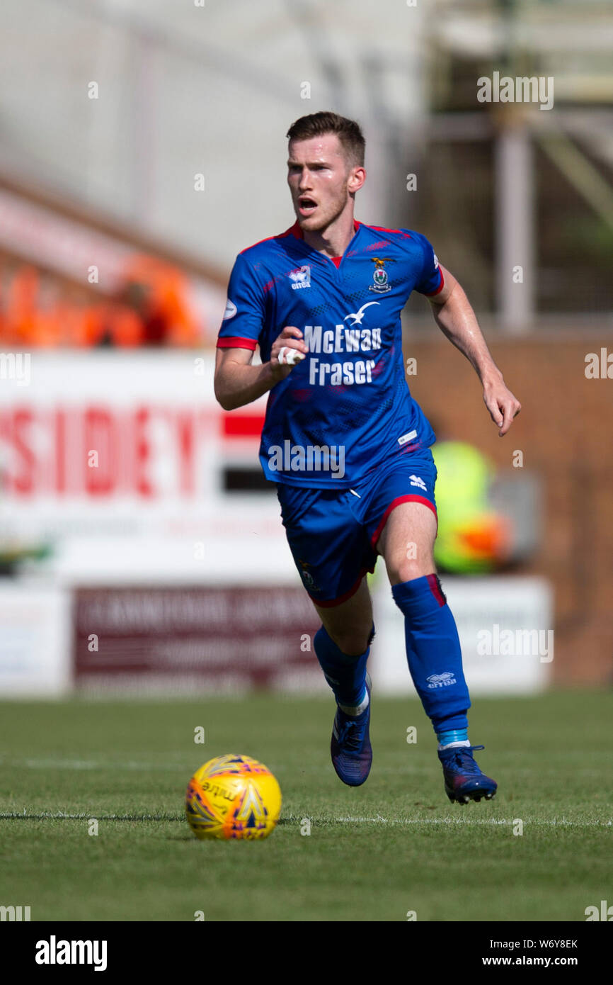 3rd Aug 2019, Tannadice Park, Dundee, Scotland, Ladbrokes Championship ...