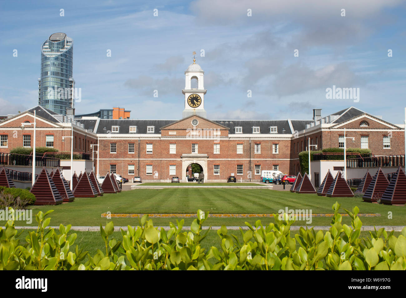Vulcan building gunwharf quays hi-res stock photography and images - Alamy