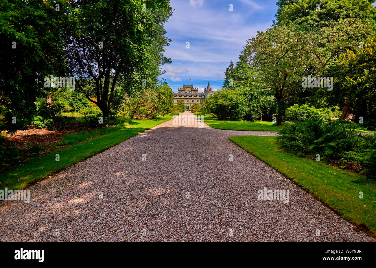 Inveraray Castle (INVC2 Stock Photo - Alamy