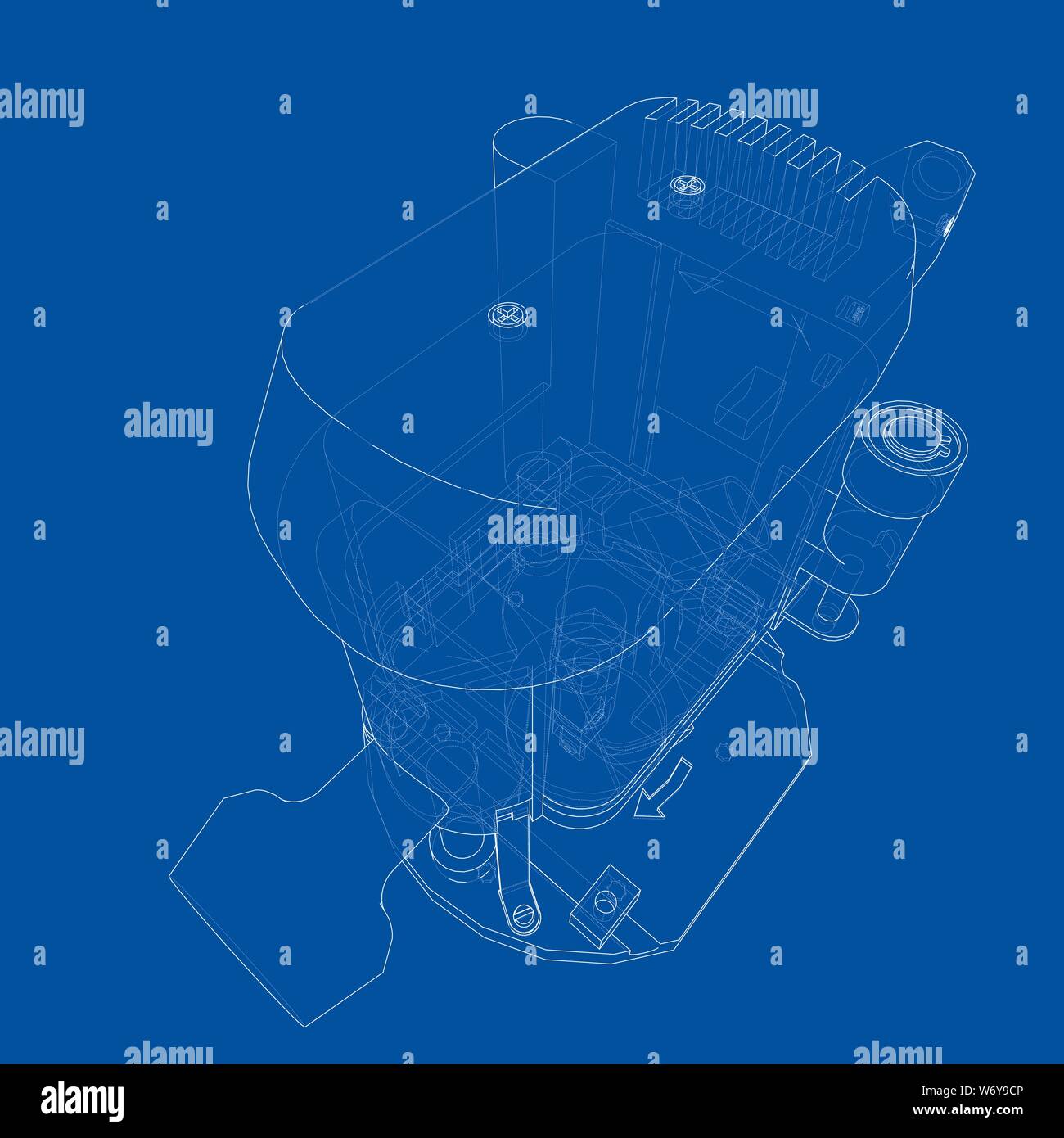 Outline milling machine. Vector Stock Vector Image & Art - Alamy