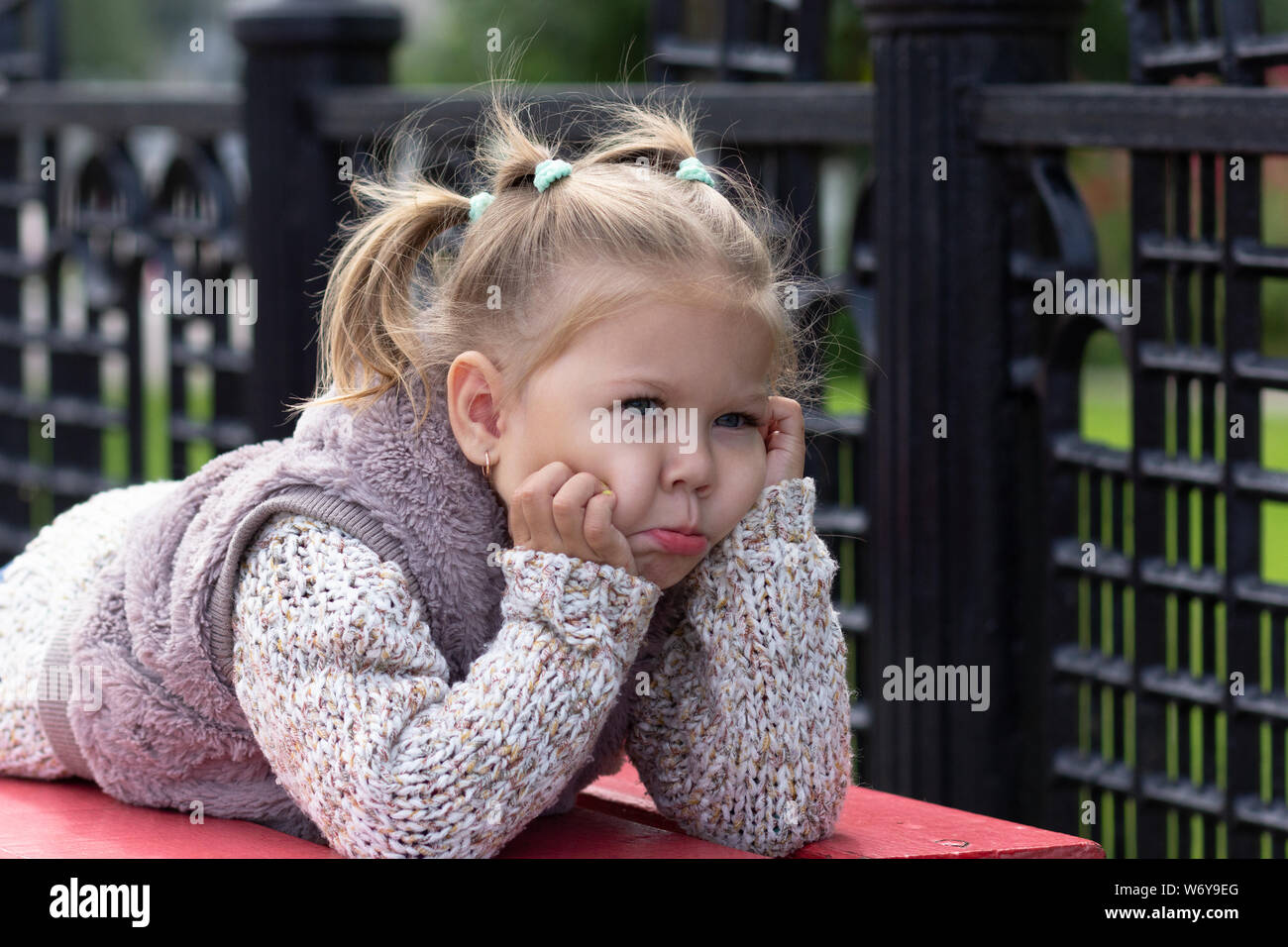 Sour face kid hi-res stock photography and images - Alamy