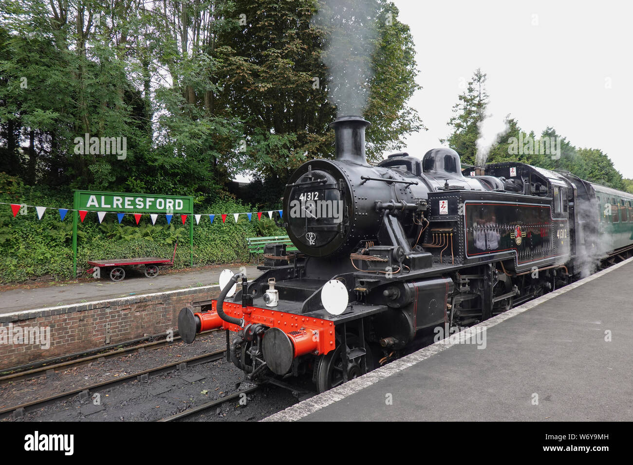 British railways standard class 2 locomotive alresford station m hi-res ...