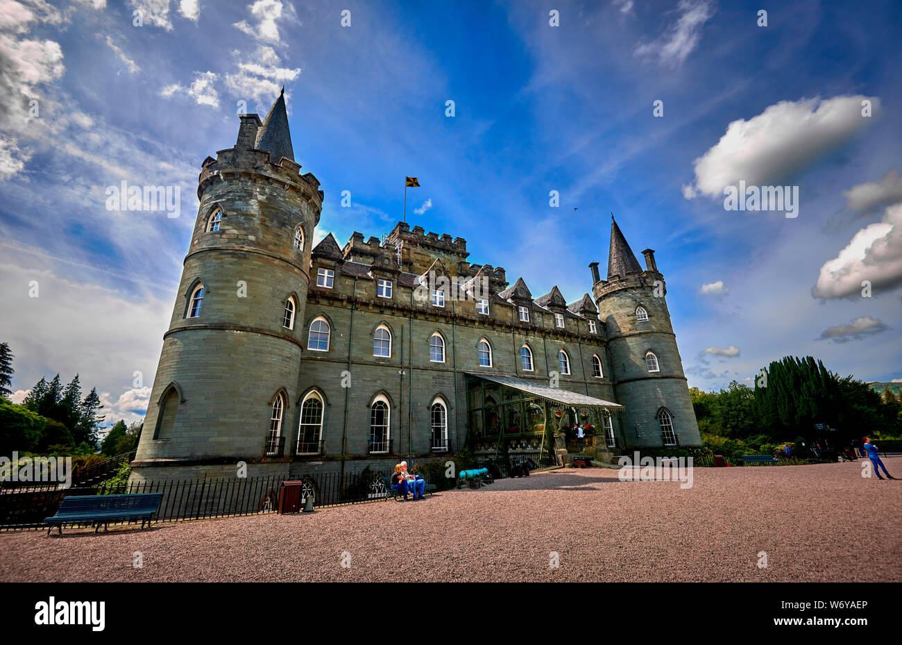 Inveraray Castle (INVC2 Stock Photo - Alamy