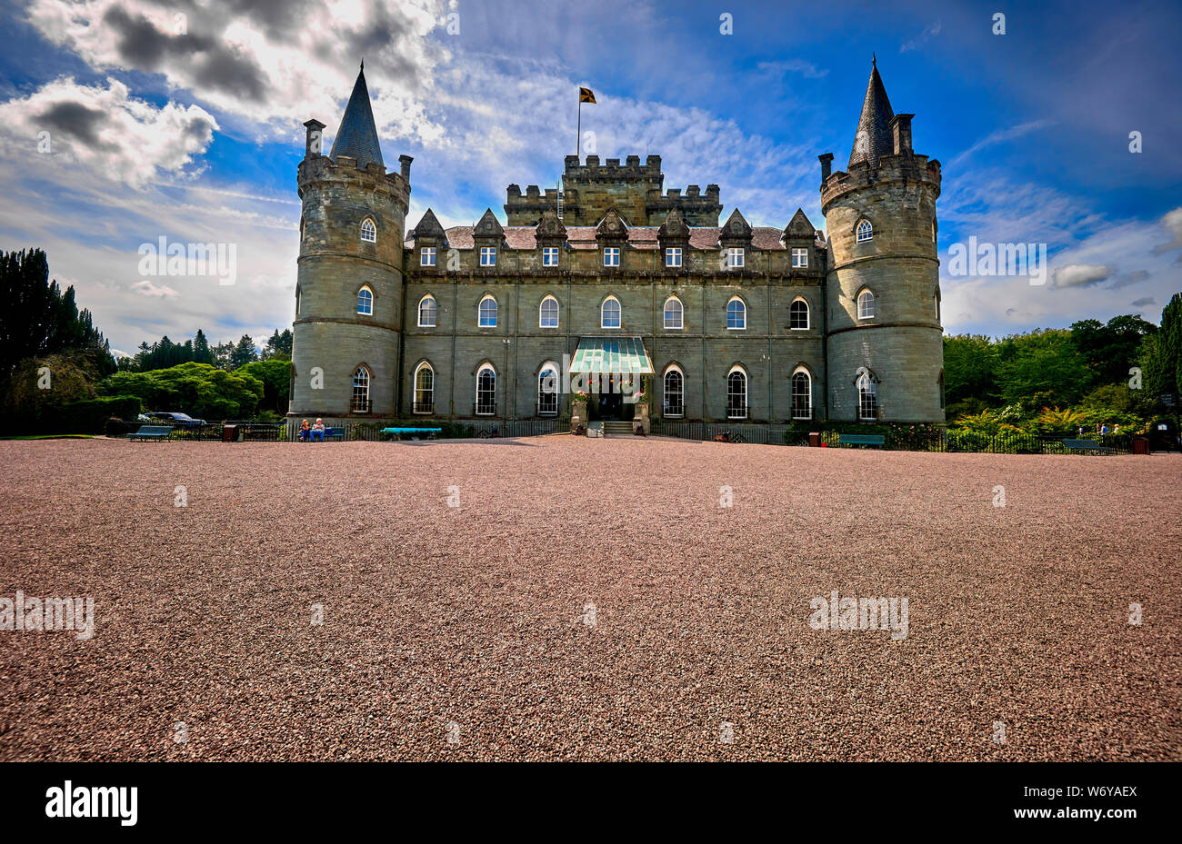 Inveraray Castle (INVC2 Stock Photo - Alamy