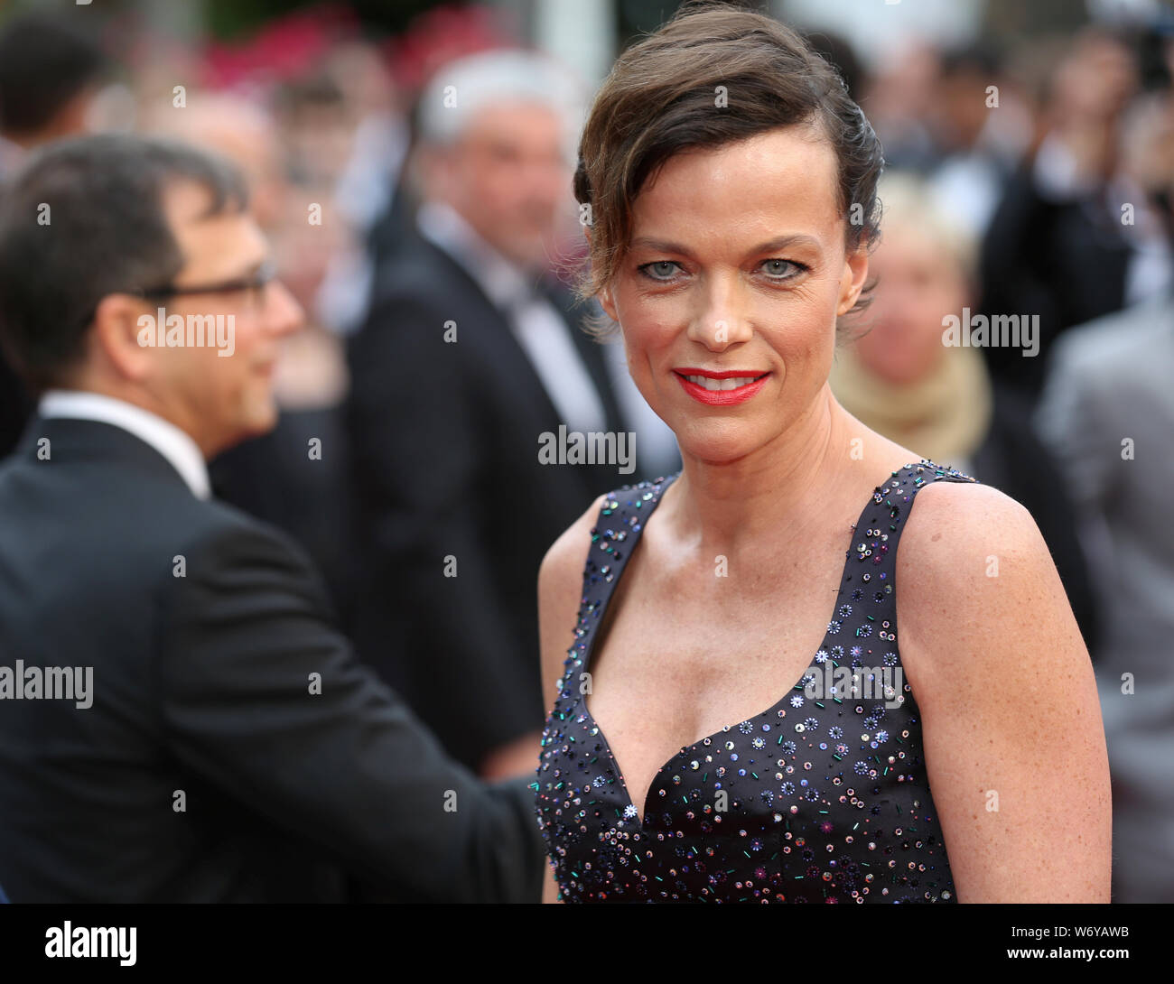 CANNES, FRANCE - MAY 19: Anne Le Nen attends A Hidden Life screening ...