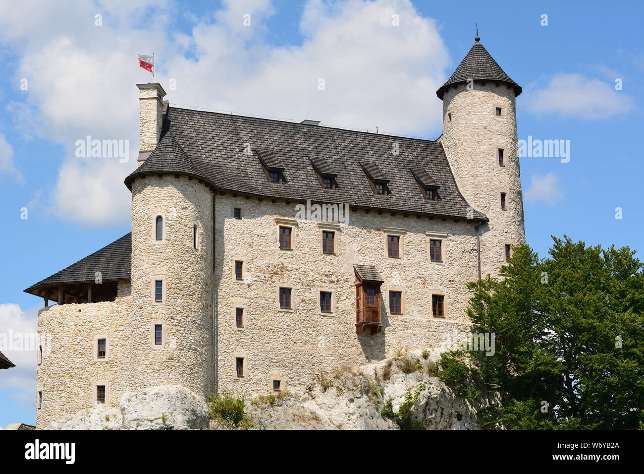 The royal Castle Bobolice, one of the most beautiful fortresses on the ...