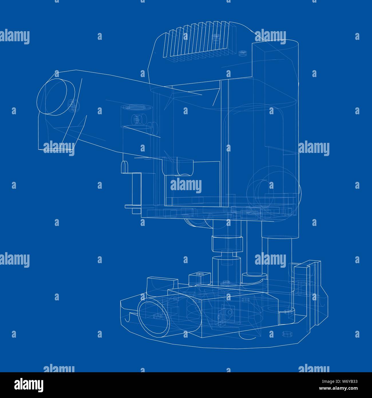 Outline milling machine. Vector Stock Vector Image & Art - Alamy
