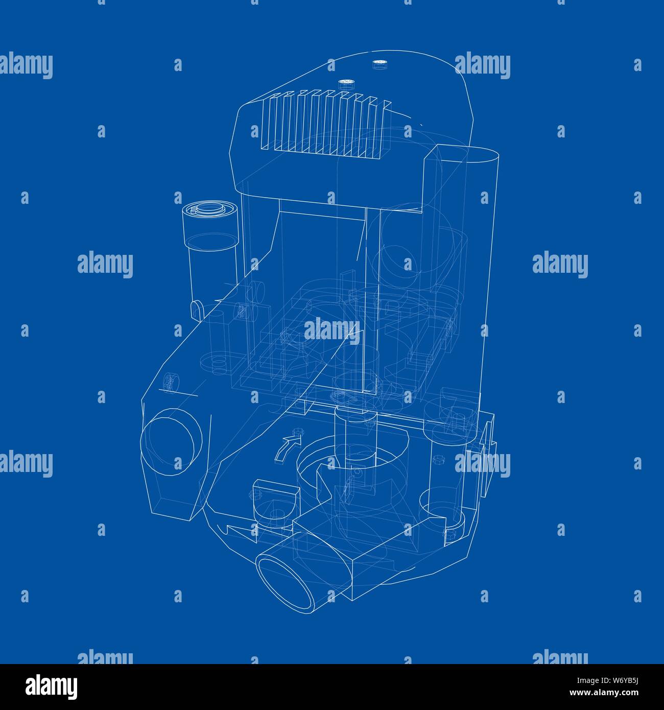 Outline milling machine. Vector Stock Vector Image & Art - Alamy
