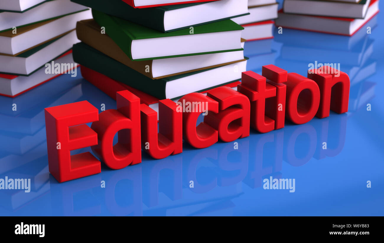 Education text hi-res stock photography and images - Alamy