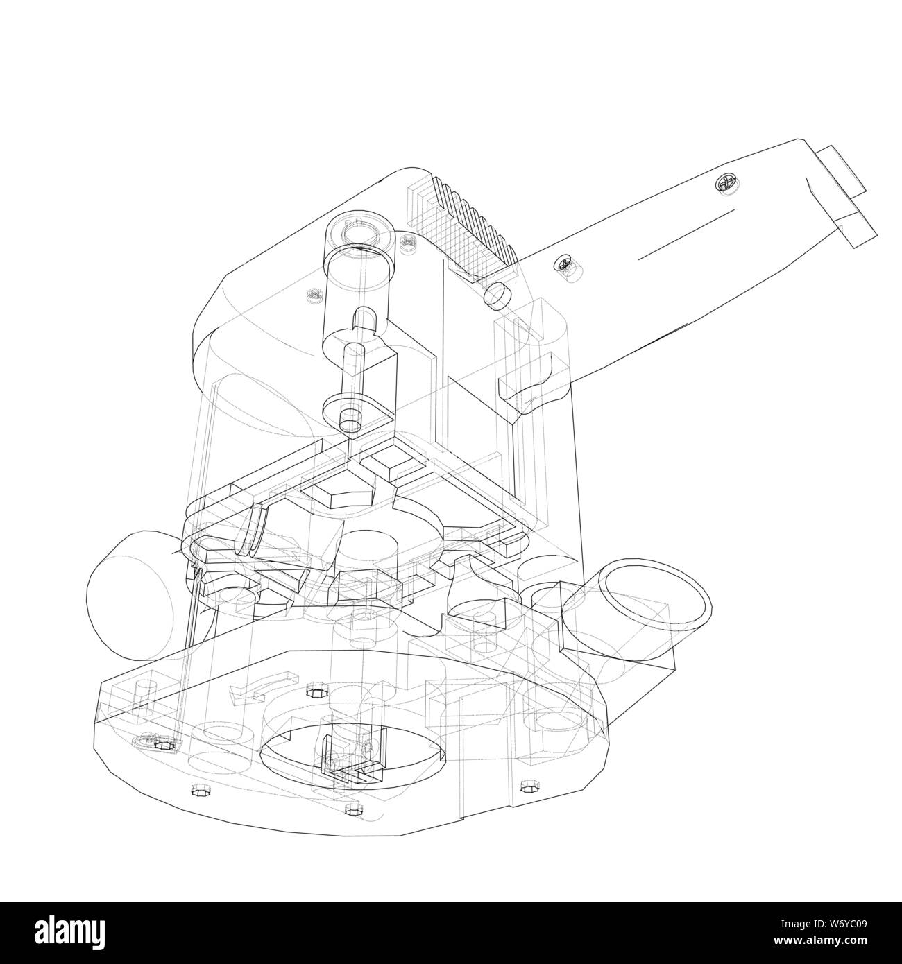 Outline milling machine. Vector Stock Vector Image & Art - Alamy