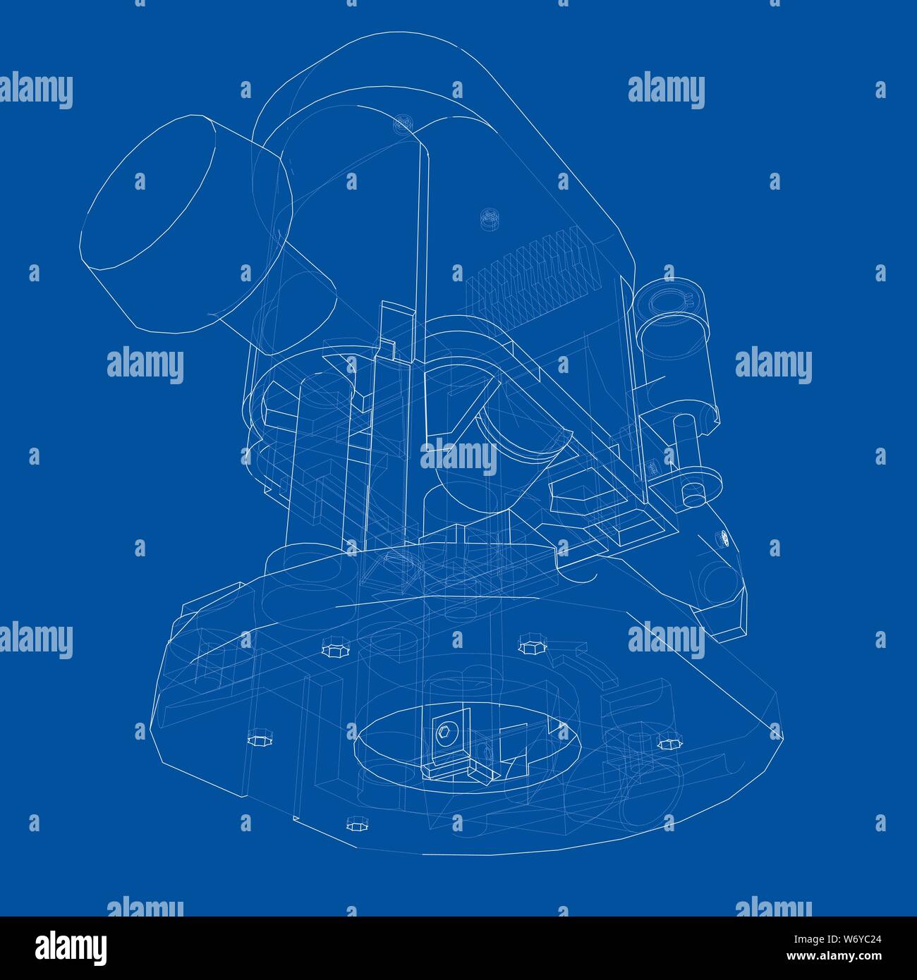 Outline milling machine. Vector Stock Vector Image & Art - Alamy